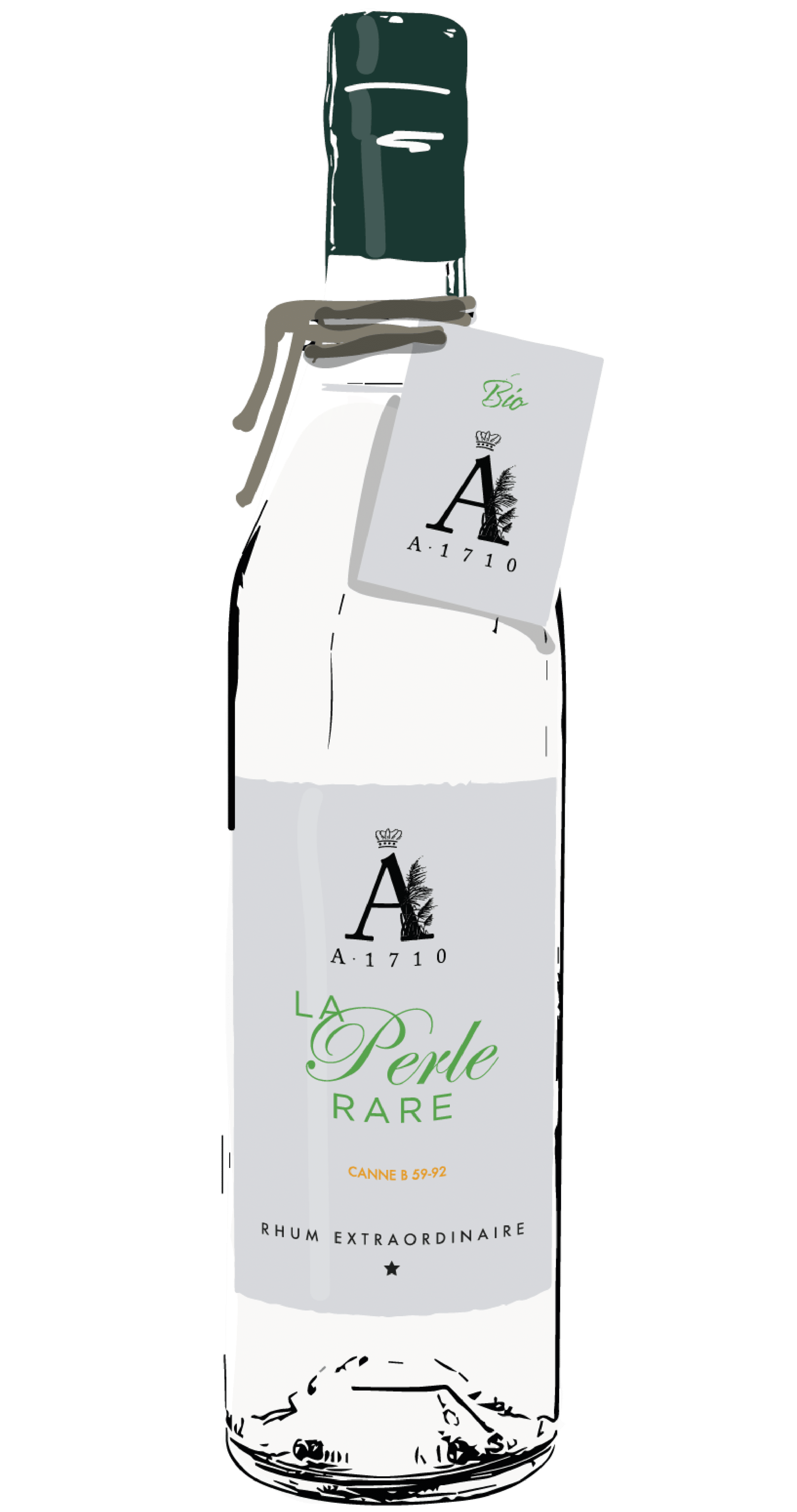 La Perle Rare - Rhum Blanc Bio - Rhum A1710